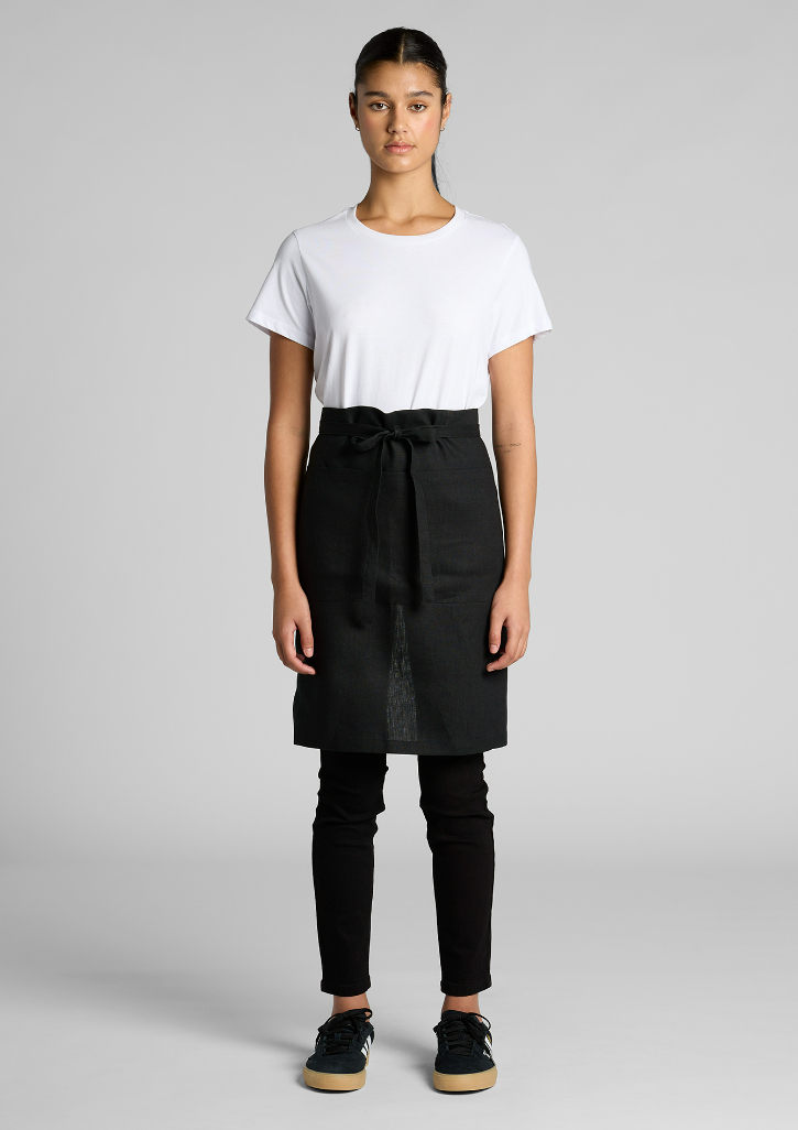Linen Half Apron - The Uniform Factory