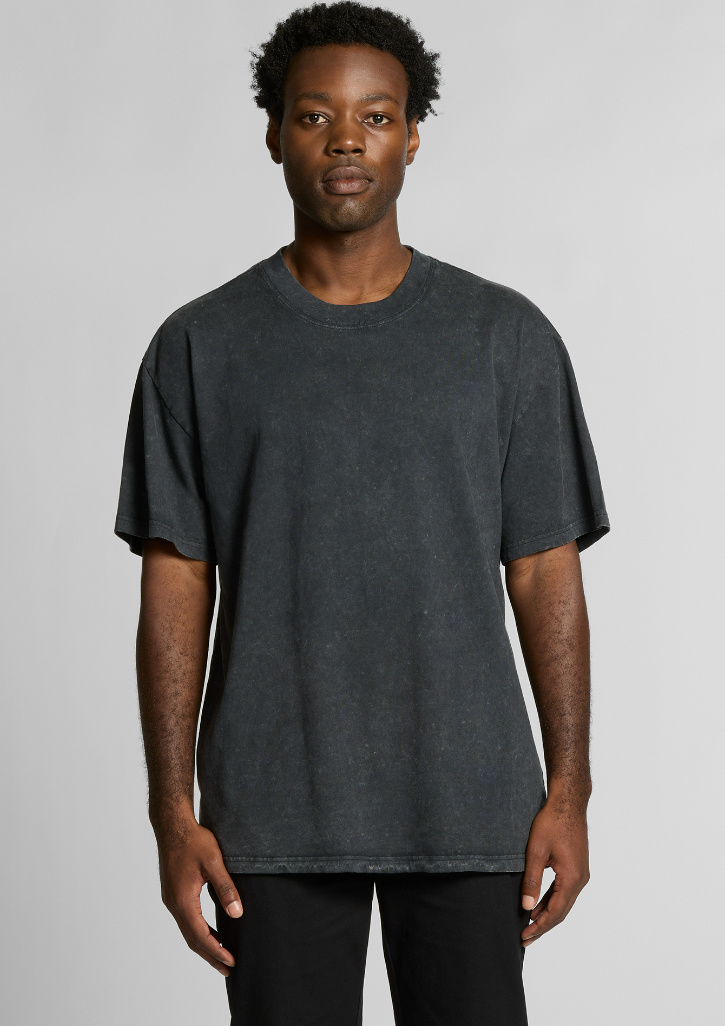 Mens Stone Wash Heavy Tee - The Uniform Factory
