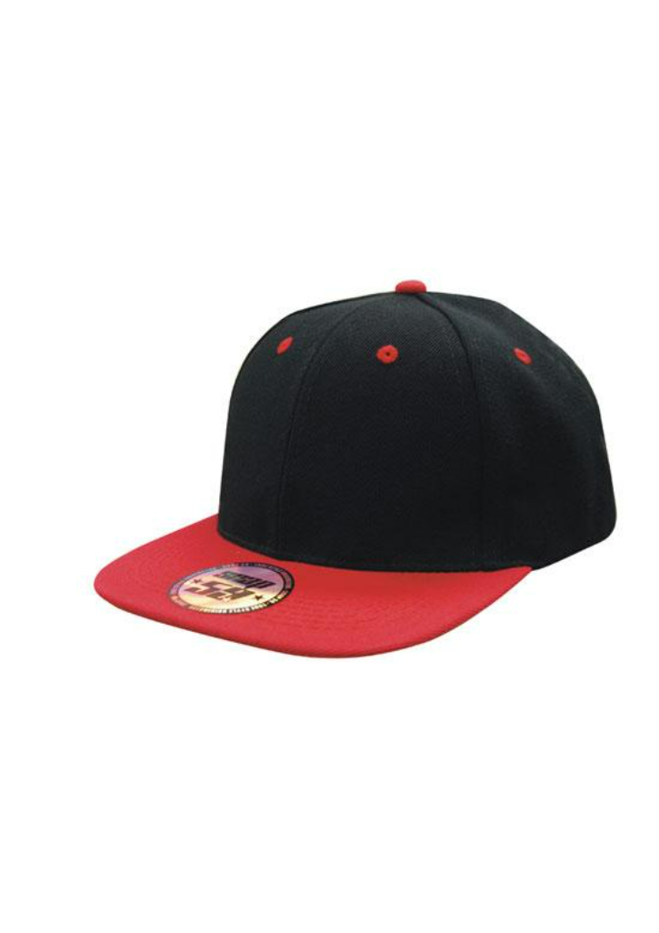 Two Tone Flat Peak Cap - The Uniform Factory